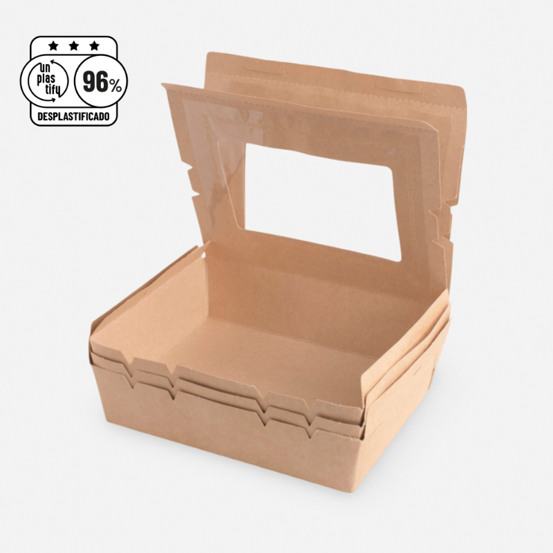 Bandejas 103 - Cartulina Kraft Natural | DPACK