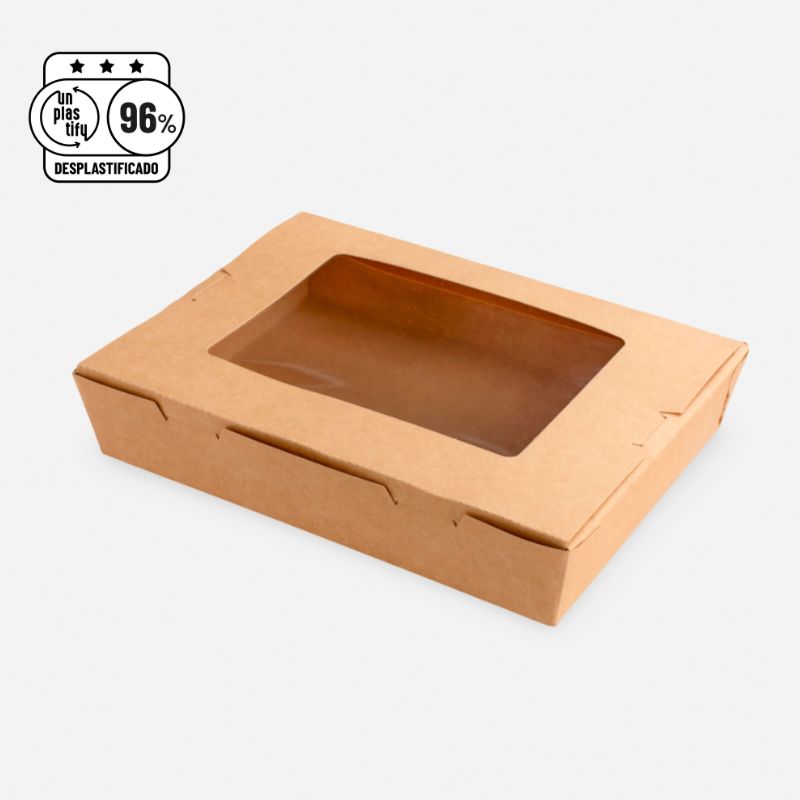 Bandejas 107 Cartulina Kraft Natural | DPack